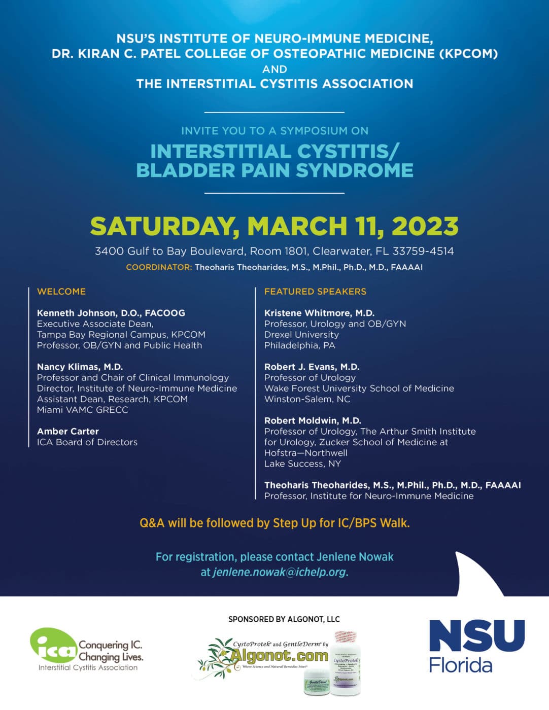 IC BPS Symposium Flyer | Interstitial Cystitis Association