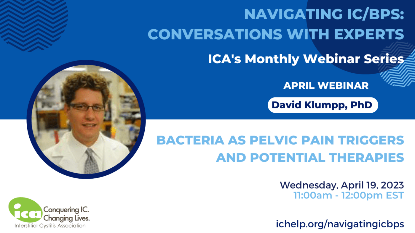 NEW ICA Monthly Webinar Series – Interstitial Cystitis Association