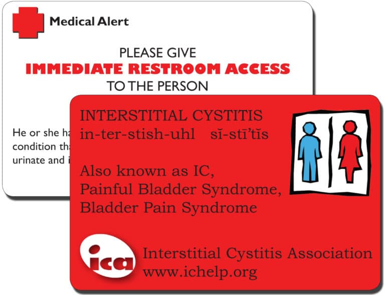 Restroom Access Card | Interstitial Cystitis Association